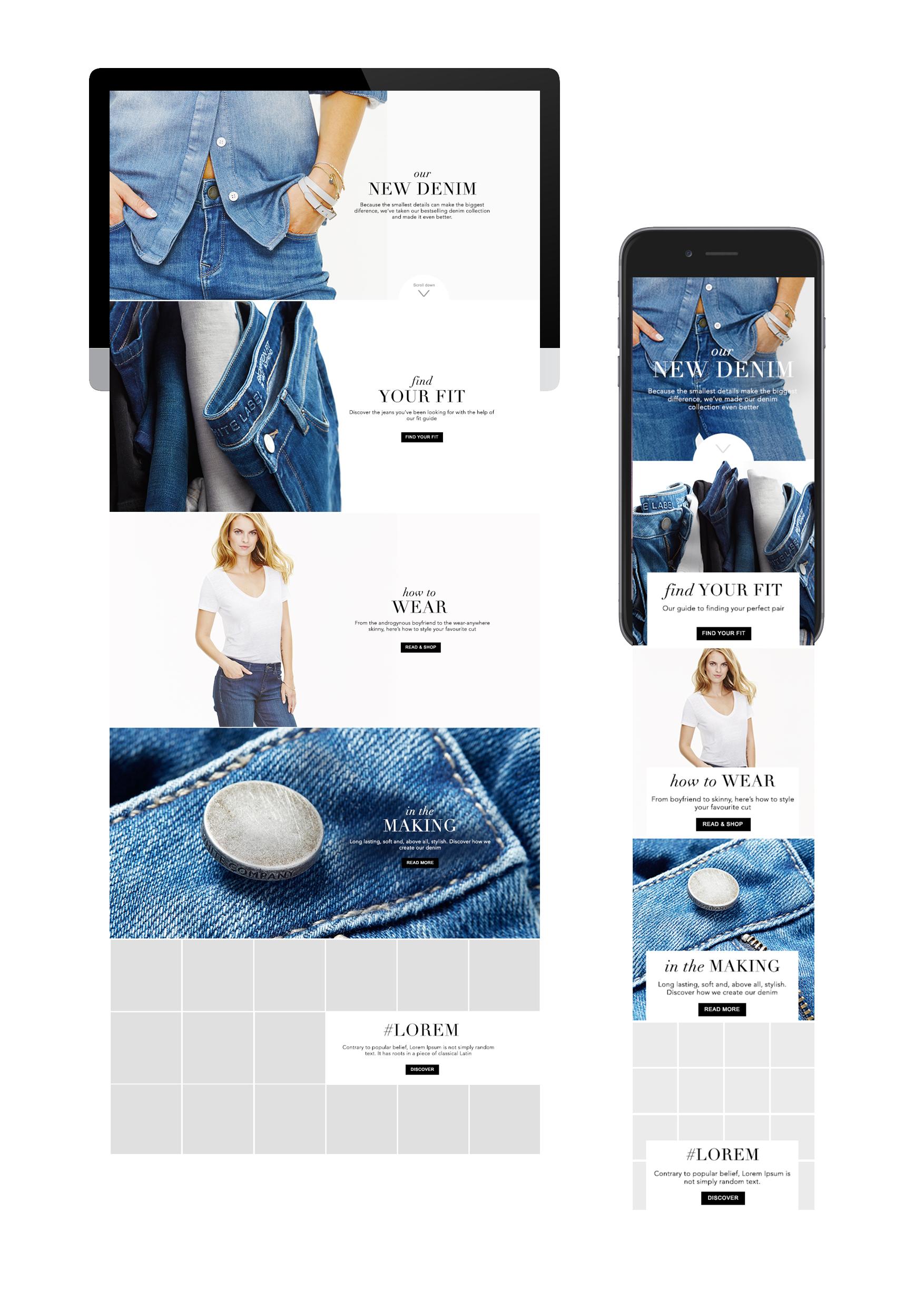 The White Company: Denim Campaign – Corin Creates Ltd.